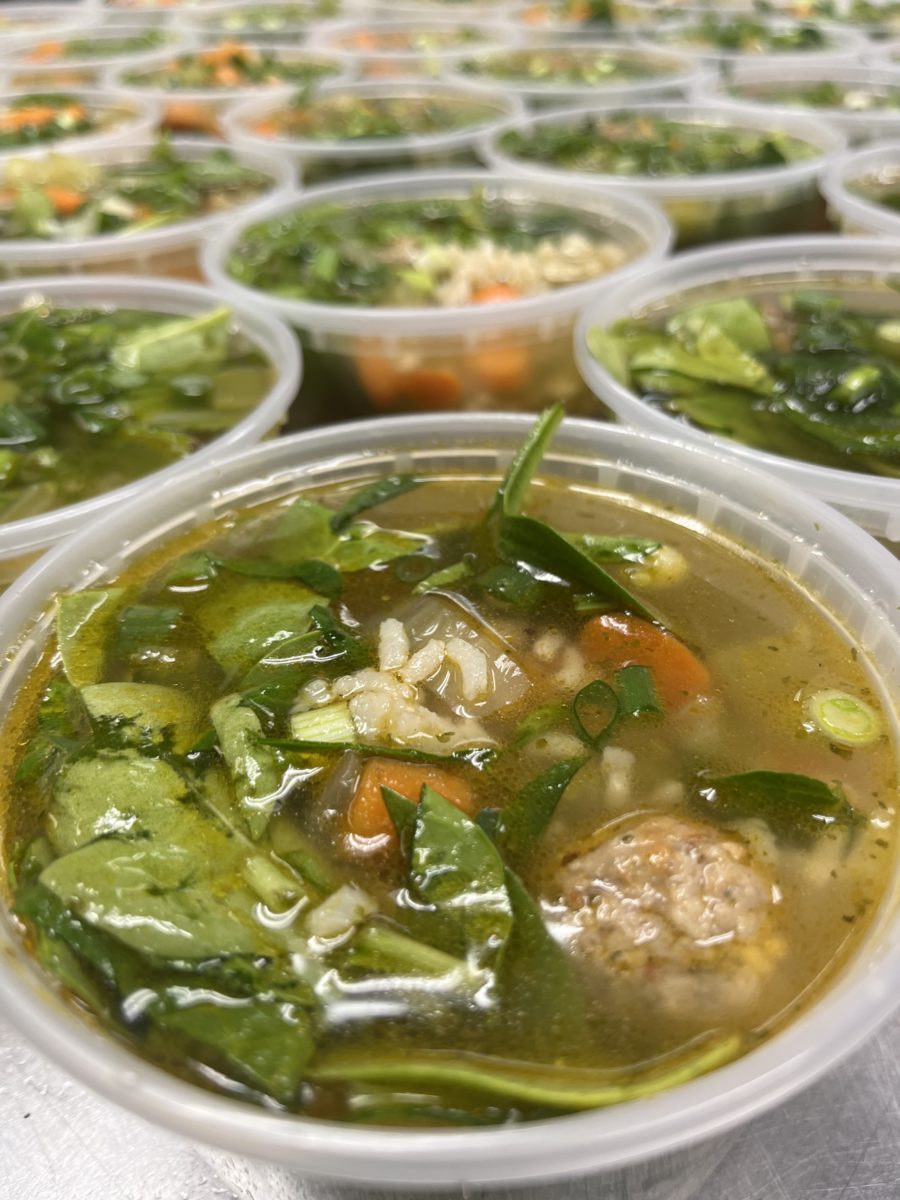 Asian Meatball and Rice Soup - Meal Prep Chef